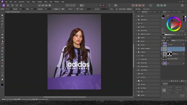 Стильный флаер в Affinity Photo 2