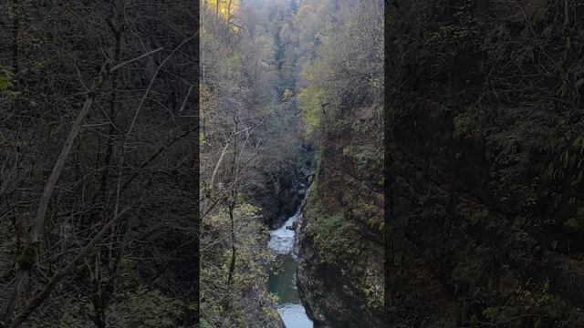 Гуамское ущелье за 4 минуты. Октябрь 2024. Кавказ.