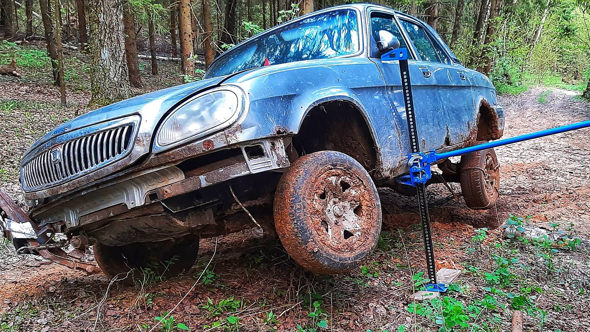 волга 31105 лифт задней подвески.offroad на волге