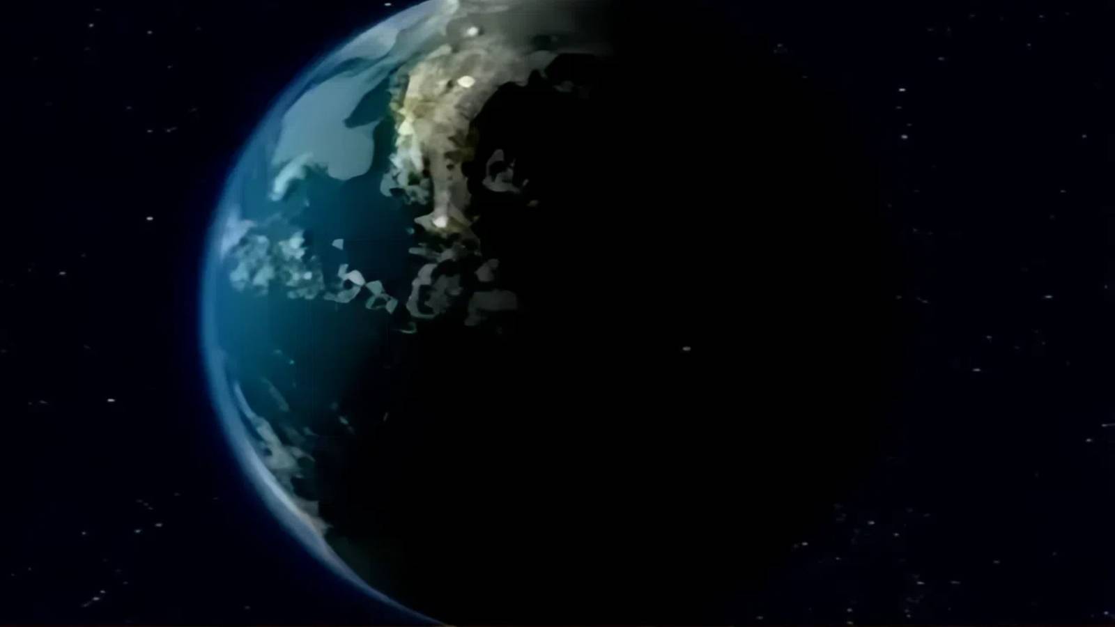 Окончание вещания ОРТ заставка с земным шаром