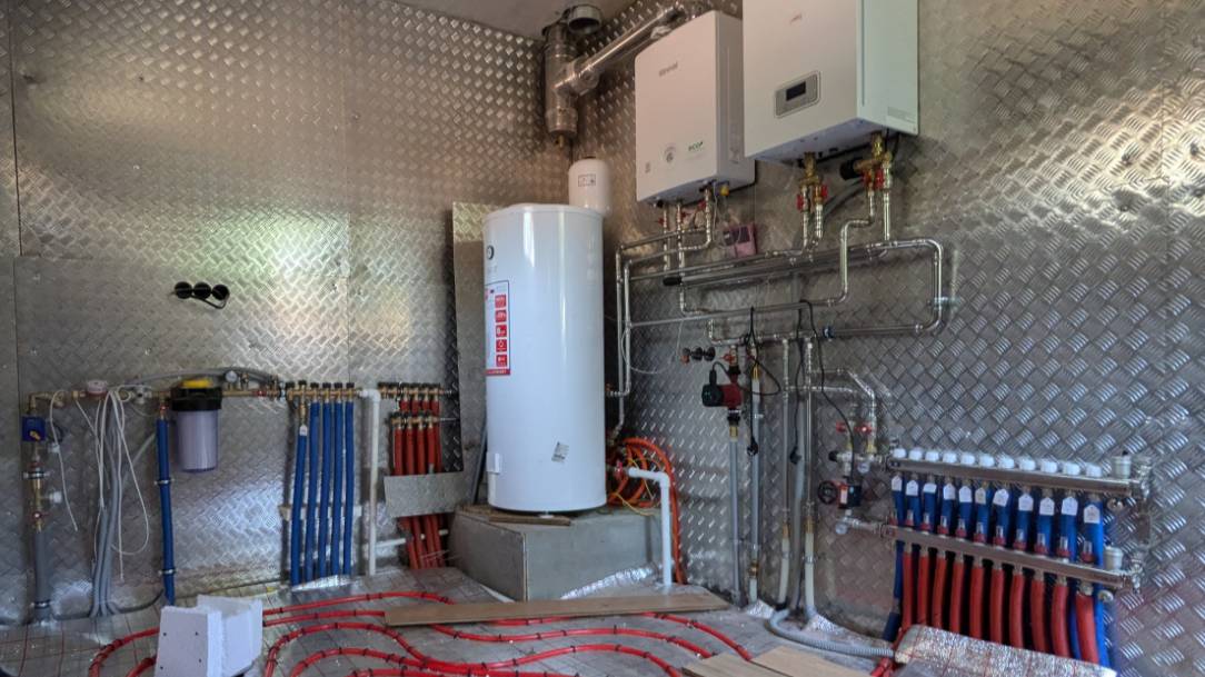 Пушкино дом 340 м2 брус -  реконструкция отопления