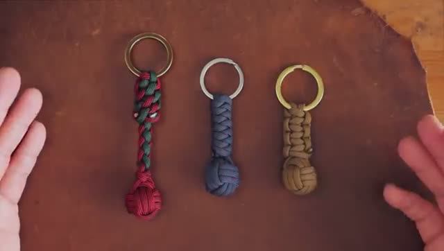 3 Great Ways To Finish A Monkey_s Fist Key Chain(360P)