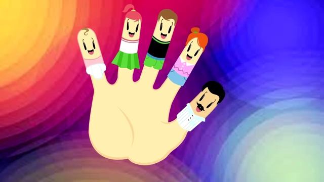 Английская песенка про Семью пальцев - Finger Family! Песенки на английском - Английский для дет