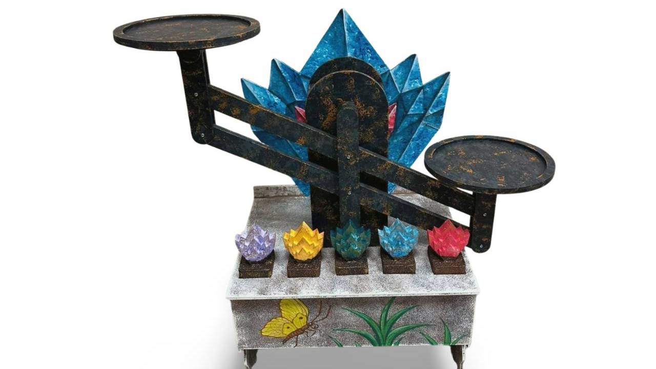 Оборудование "Весы правосудия" для квест-комнаты "Алиса в стране чудес"