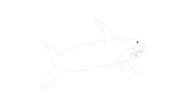 акула мало видящий рисунок