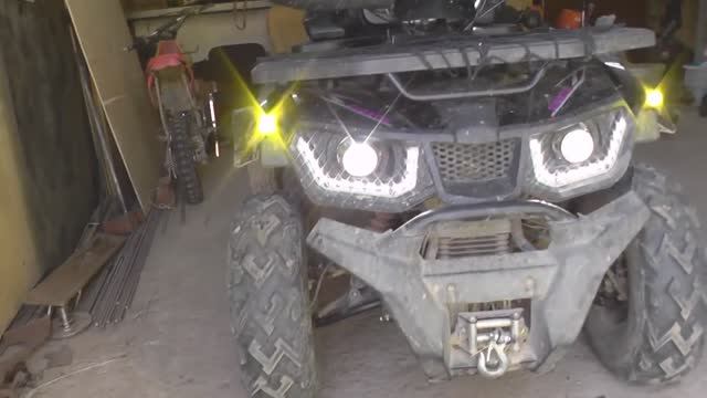 #15 установка дополнительных фар на квадроцикл AVANTIS HUNTER BIG