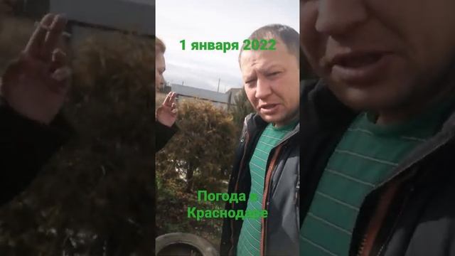 1 января 2022 - погода в Краснодаре