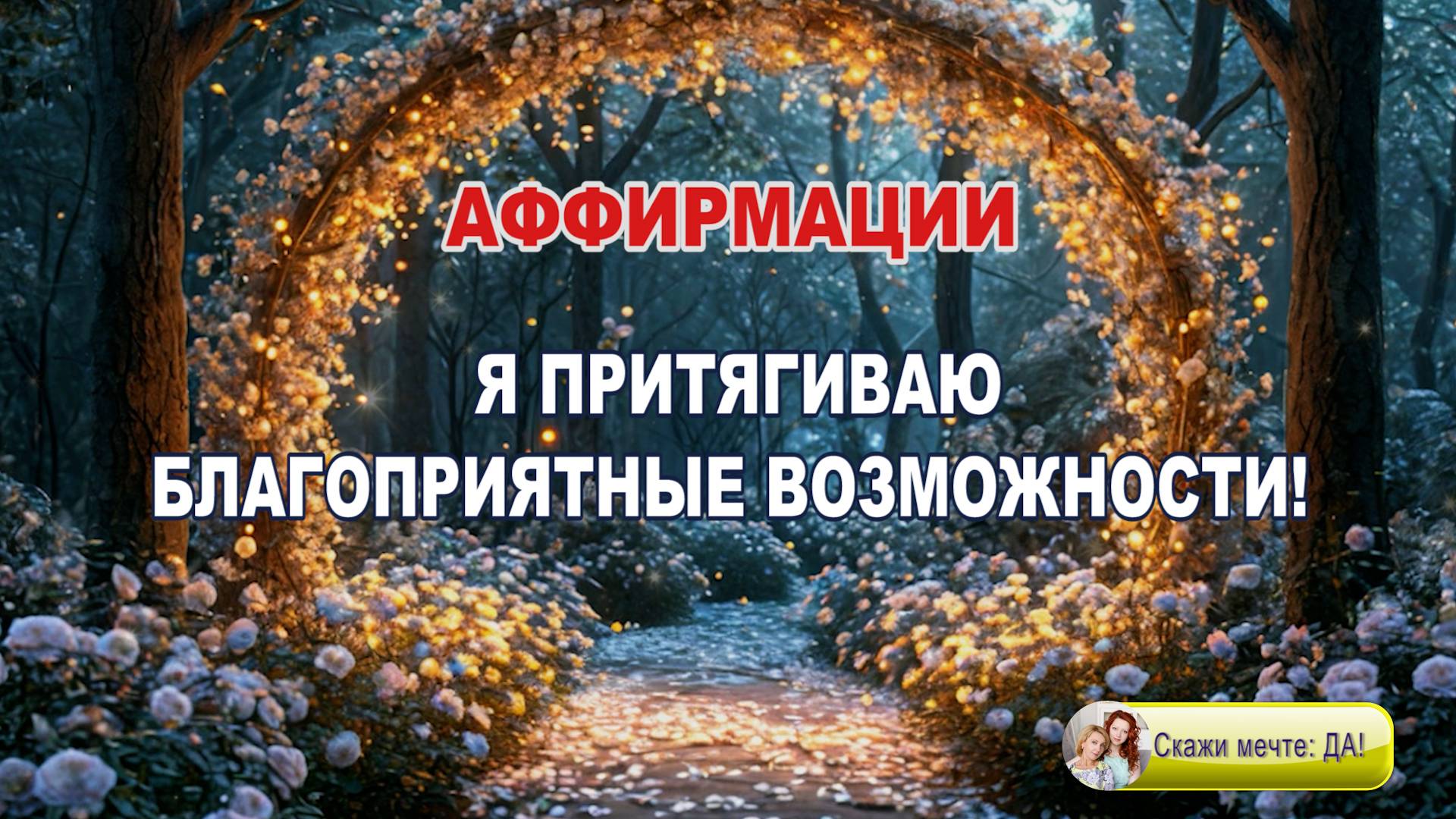Аффирмации - Я притягиваю благоприятные возможности