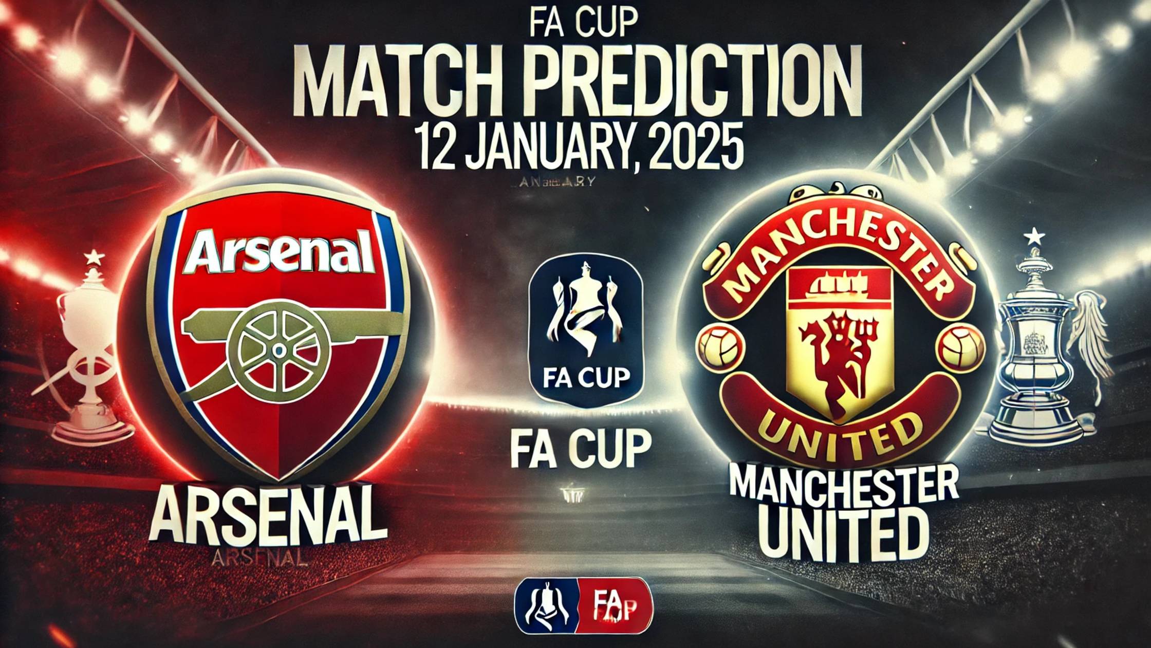 ✅✅✅Самый ожидаемый матч дня. Арсенал - Манчестер Юнайтед. Прогноз и ставка.  12 января 2025