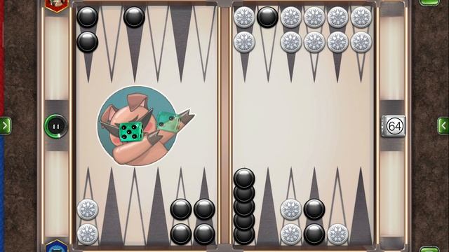 САМАЯ НЕОБЫЧНАЯ ОБРАТКА | НАРДЫ ОНЛАЙН | BACKGAMMON |