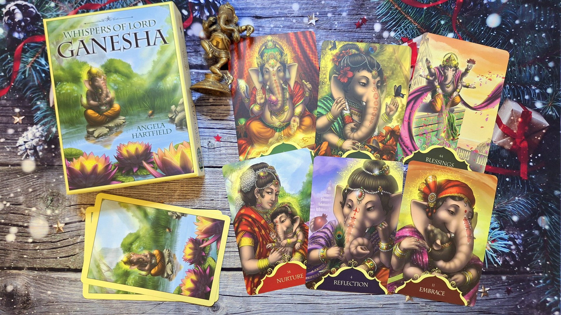 Обзор колоды "Whispers of Lord Ganesha" 🐘🪷 "Оракул Шепот Бога Ганеши" + значения карт 🪷🪷