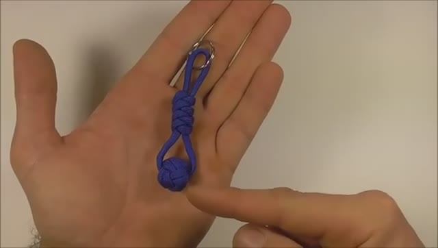 _How You Can Make A Ball And Snake Knot Keychain_ - WhyKnot(360P)