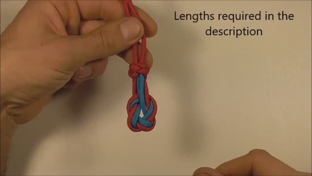 _How You Can Make An Easy Double Overhand Pendant Paracord Necklace_(480P)