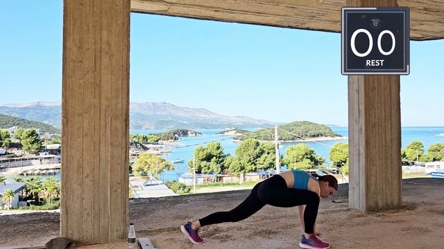 Интенсивная, интервальная тренировка | сжигаем жир | Игра в Кальмара в Албании🦑💣