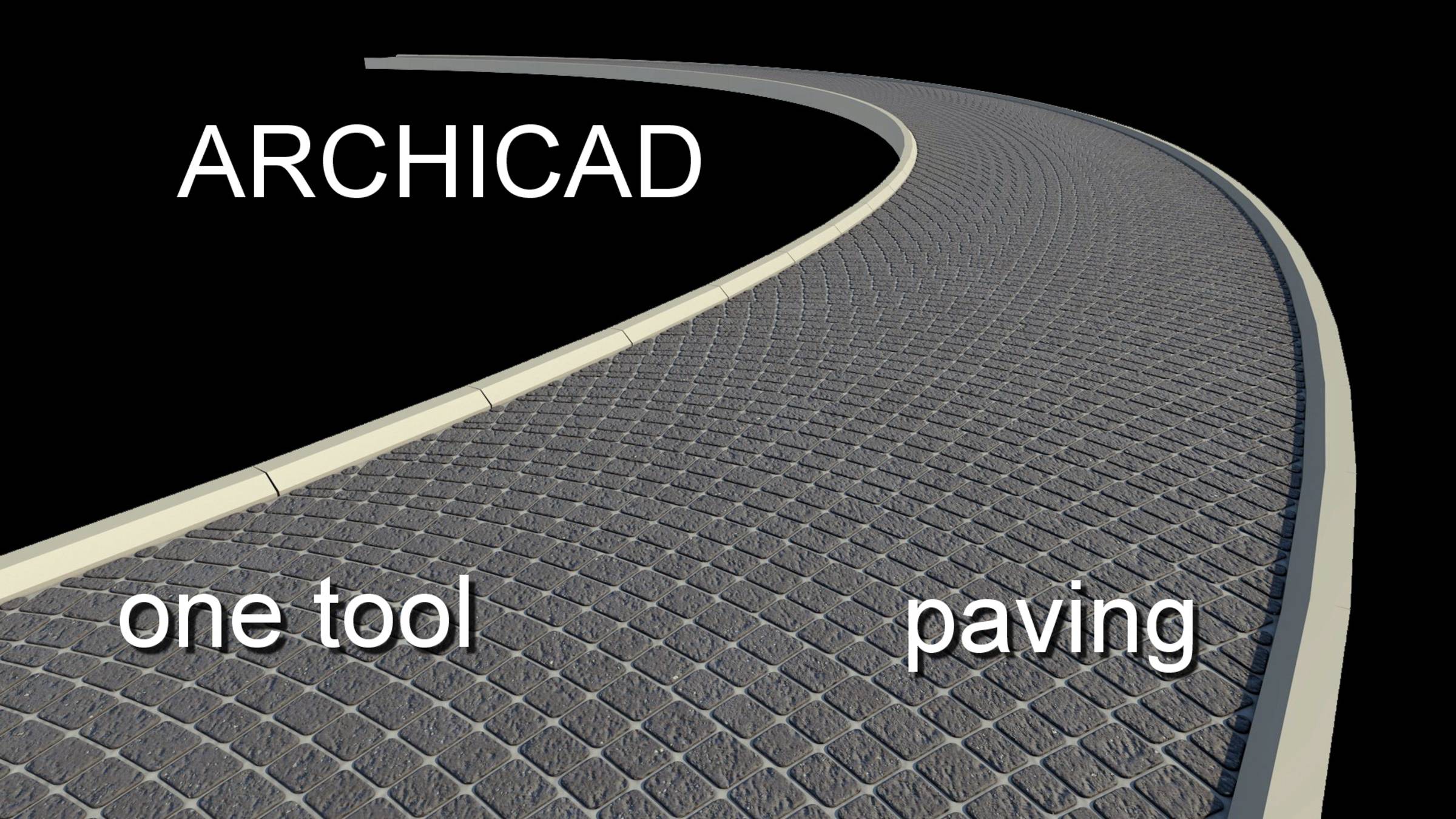 ARCHICAD-ONE TOOL-PAVING