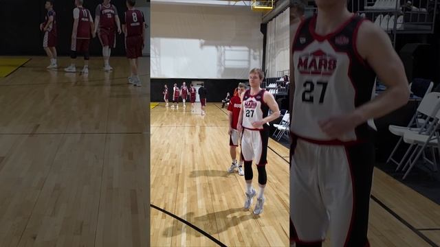 МАРС готовится к первой в новом году игре. #баскетбол #млбл