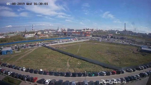 Пустырь перед метро Парнас: сентябрь 2018 - декабрь 2019г | Таймлапс длительностью год и 3 месяца