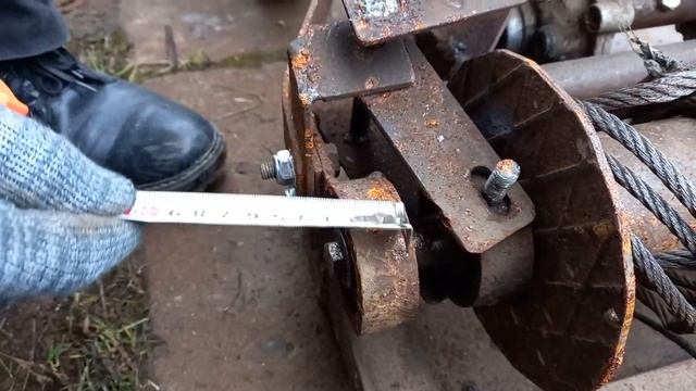 Подробности конструкции мотолебёдки на базе культиватора(по просьбе)