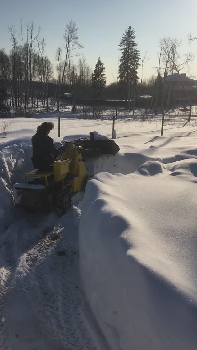 Пробиваем сугроб