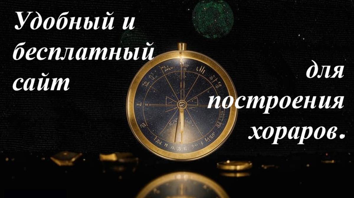 Удобный и бесплатный сайт для построения хораров.