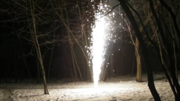 Фонтан на аммиачной селитре