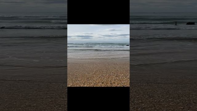 Визуально чистое море. Пляж в Анапе.