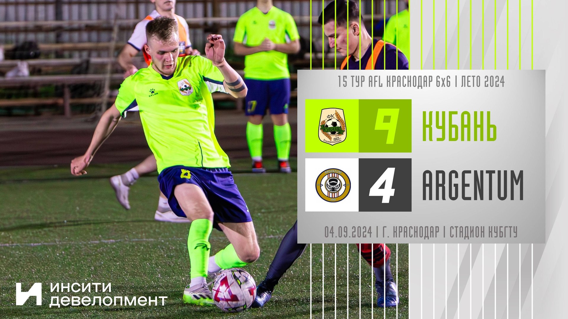 Кубань - Argentum united | 04.09.2024