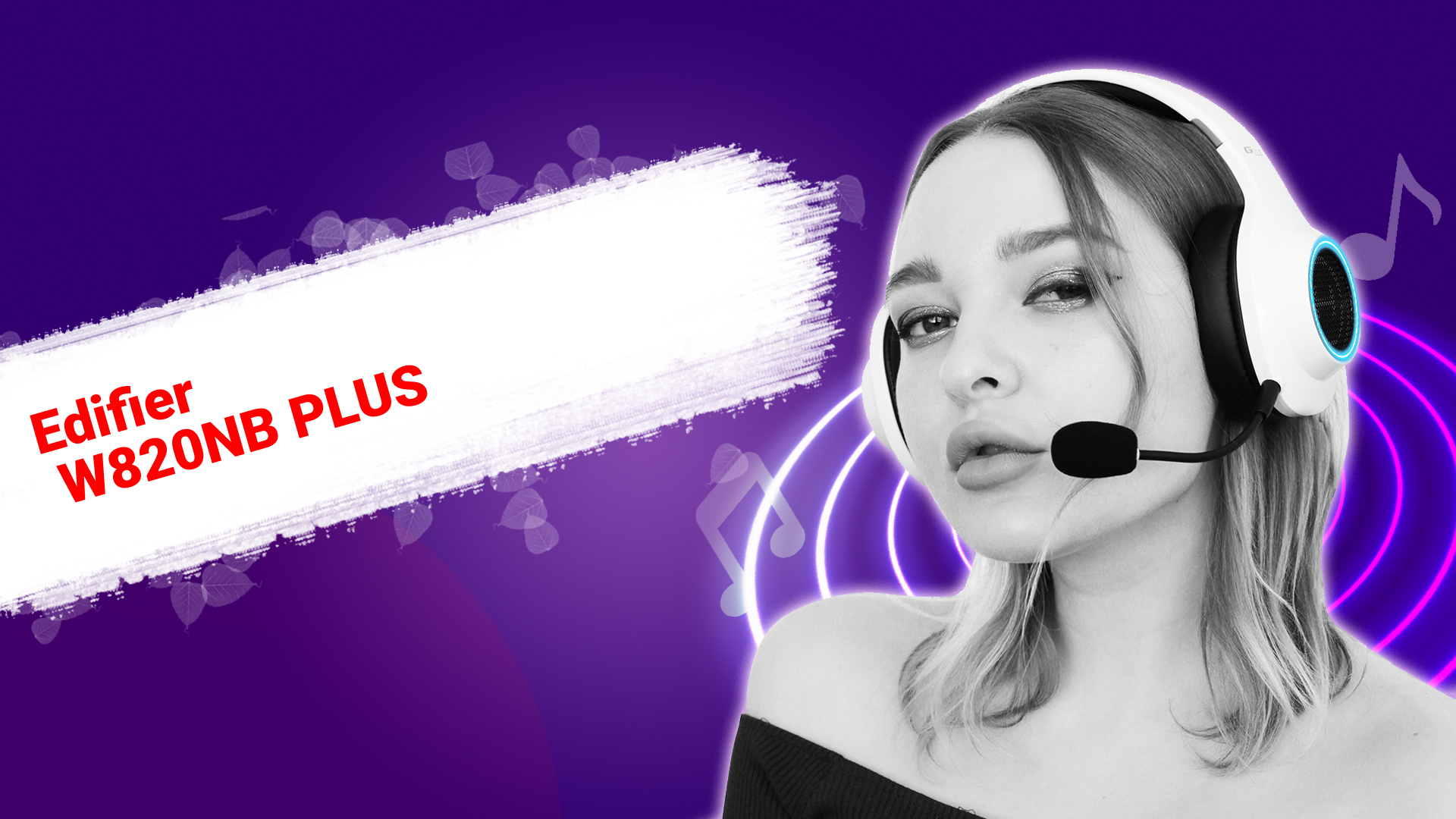 НИКС Компьютерный Супермаркет: видео про Наушники с микрофоном Edifier W820NB PLUS Серый