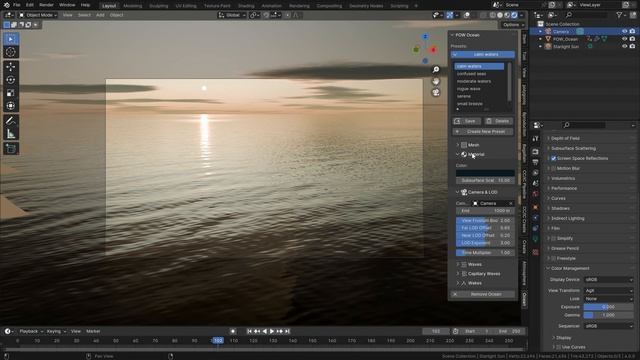 5_Аддон Physical Open Waters для Blender потрясающий!