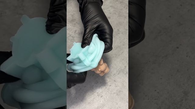 Силиконовая форма K3DP №1955 "Мишутка задувает свечу"