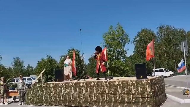 Фестиваль "Мирный воин-4", фрагменты благотворительного концерта (для СВО) посвященного Дню России.