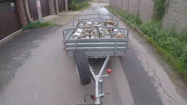 Собираем яблоки, заготавливаем дрова, осенние дела на даче.