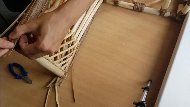 Стул плетеный - часть 3, оплетка спинки