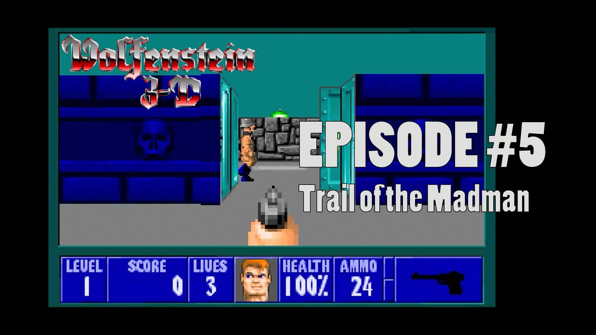 Wolfeinstein 3D - Episode 5 (прохождение DOS version)