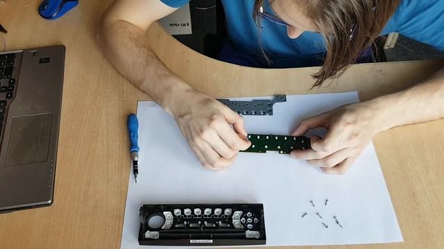 Пежо 307, магнитола RD4 - чистка кнопок