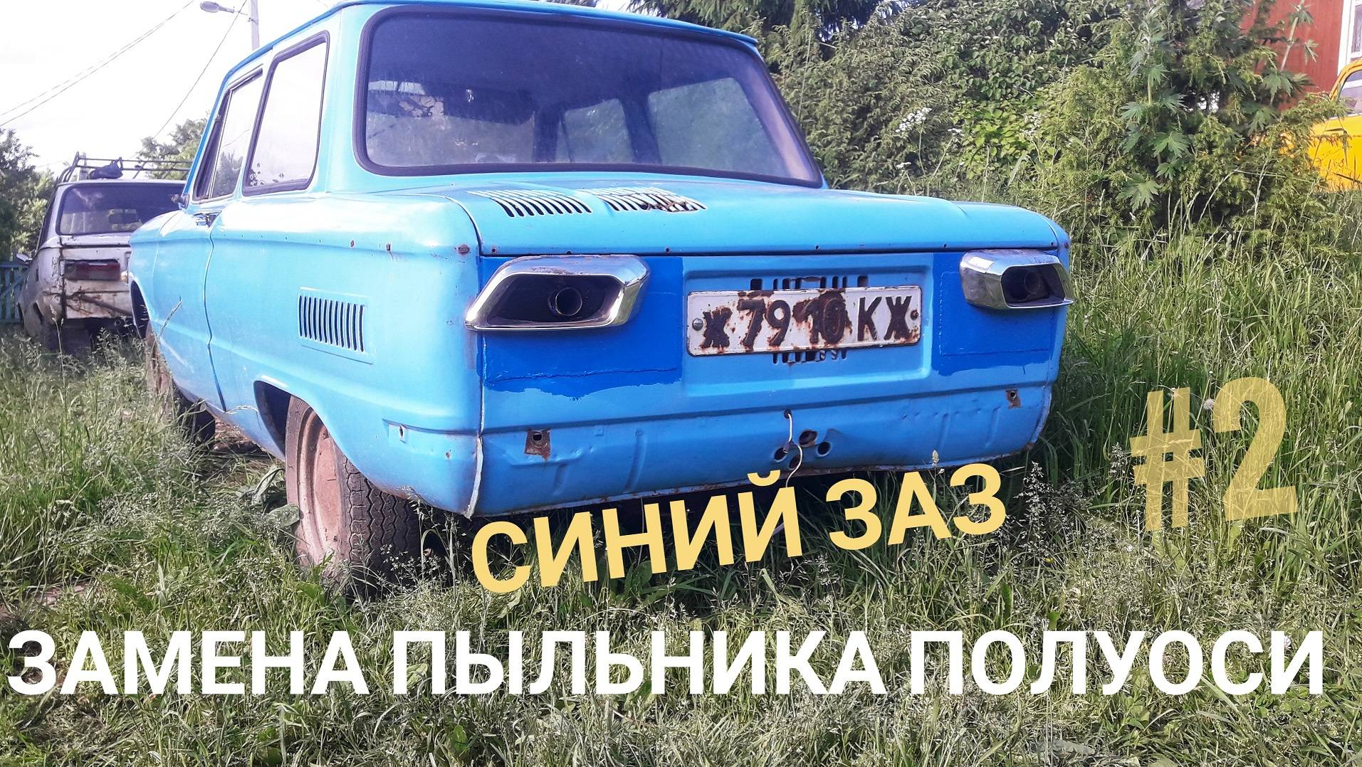 синий заз #2 замена пыльника полуоси.