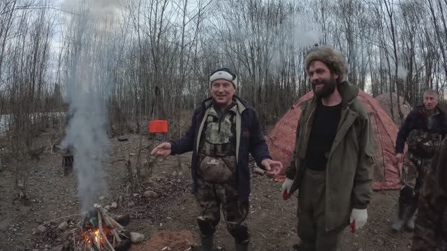 Рыбалка  в притоках реки Томь. Конец октября 2024.