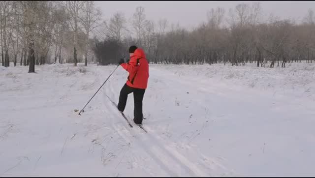 Разворот на лыжах