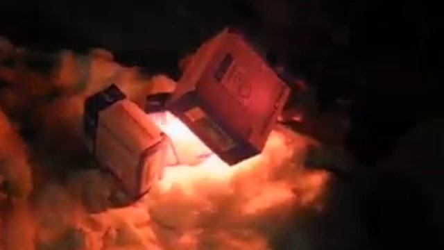 2007 - Сжигание коробок