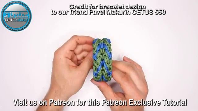 Amazing Paracord Bracelet Cetus modified - Patreon Tutorial(360P)