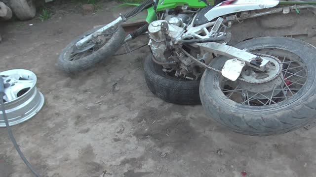 усиление рамы на китайском мотоцикле