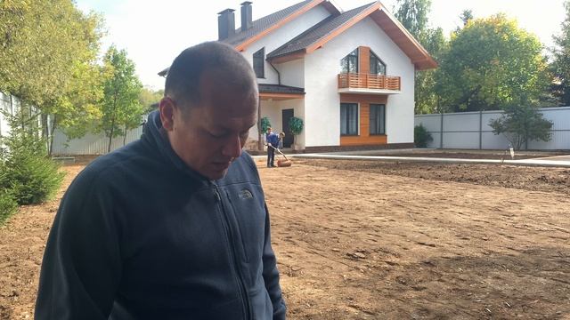 Отзыв о компании Землестрой Сервис. 
Устройство газона село Немчиновка. Отзыв заказчика.