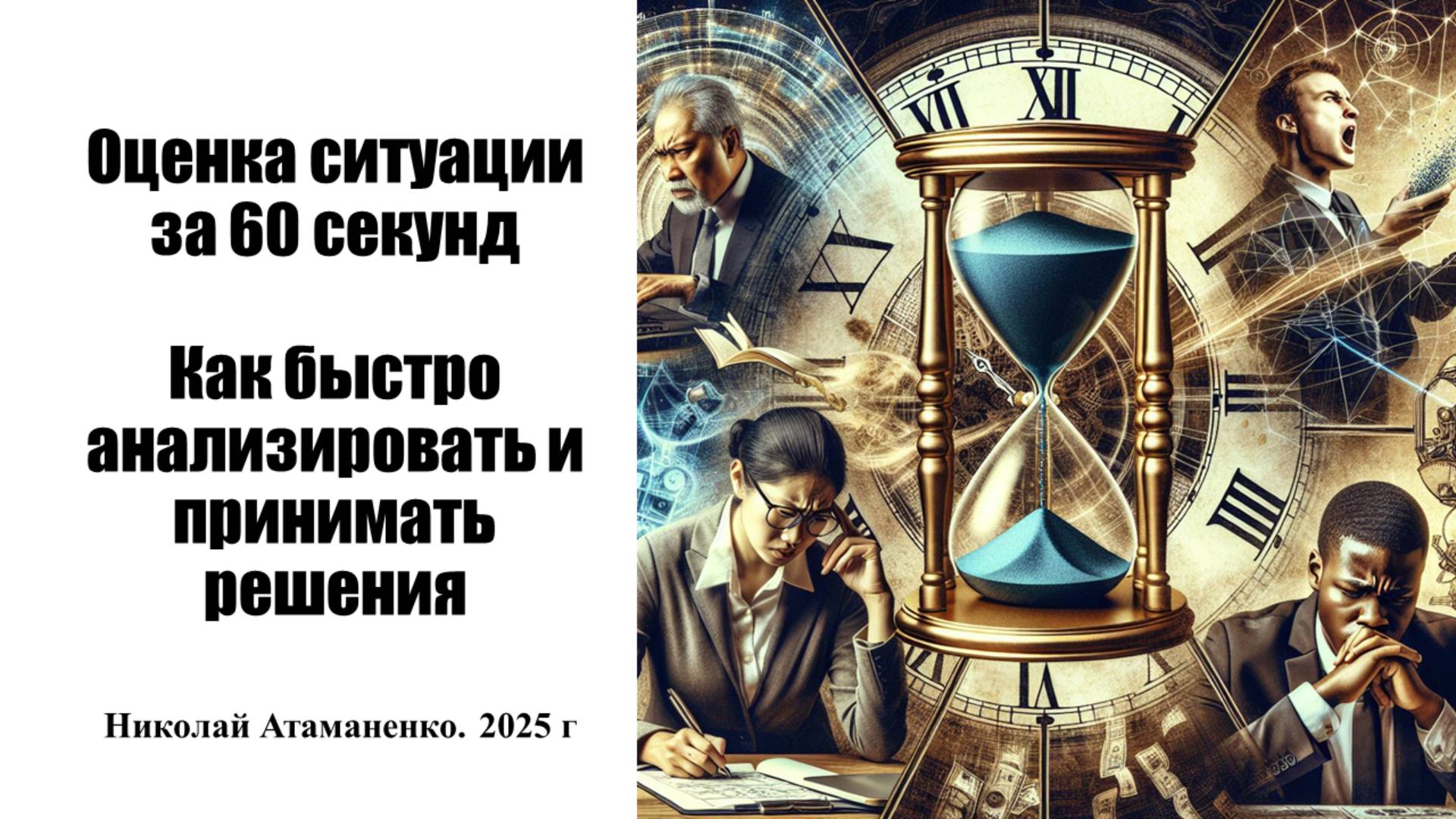 Оценка ситуации за шестьдесят секунд. Как быстро анализировать и принимать решения