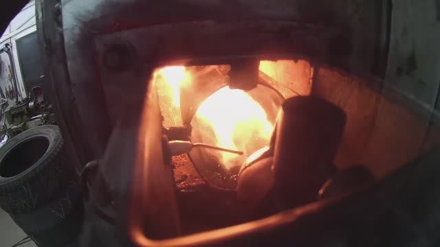 Горелка Бабингтона, что случилось через три месяца непрерывной работы.