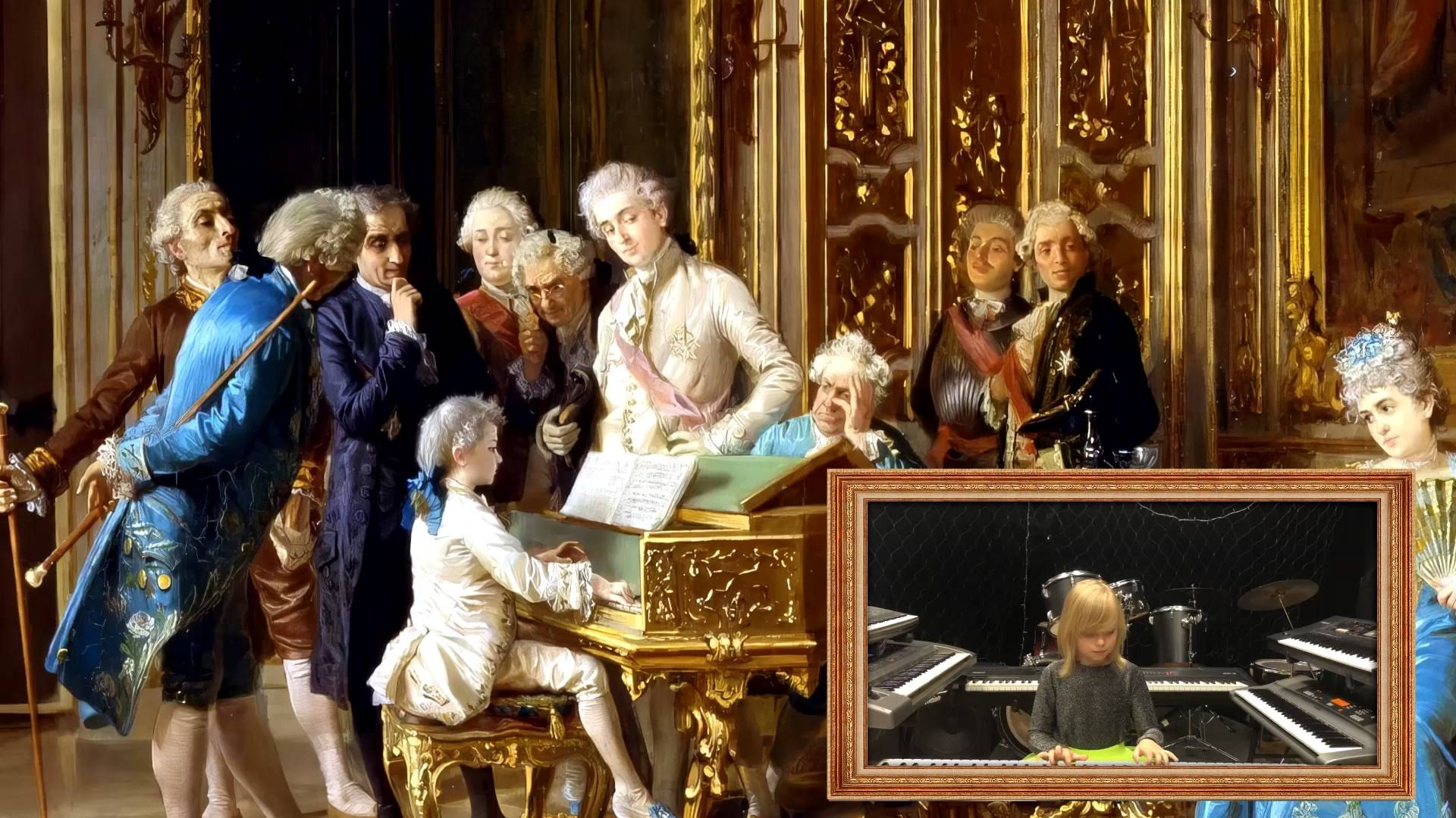 В.А. Моцарт, Ария - Живопись Джакомо Мантегацца - синтезатор Вера Дорофеенкова