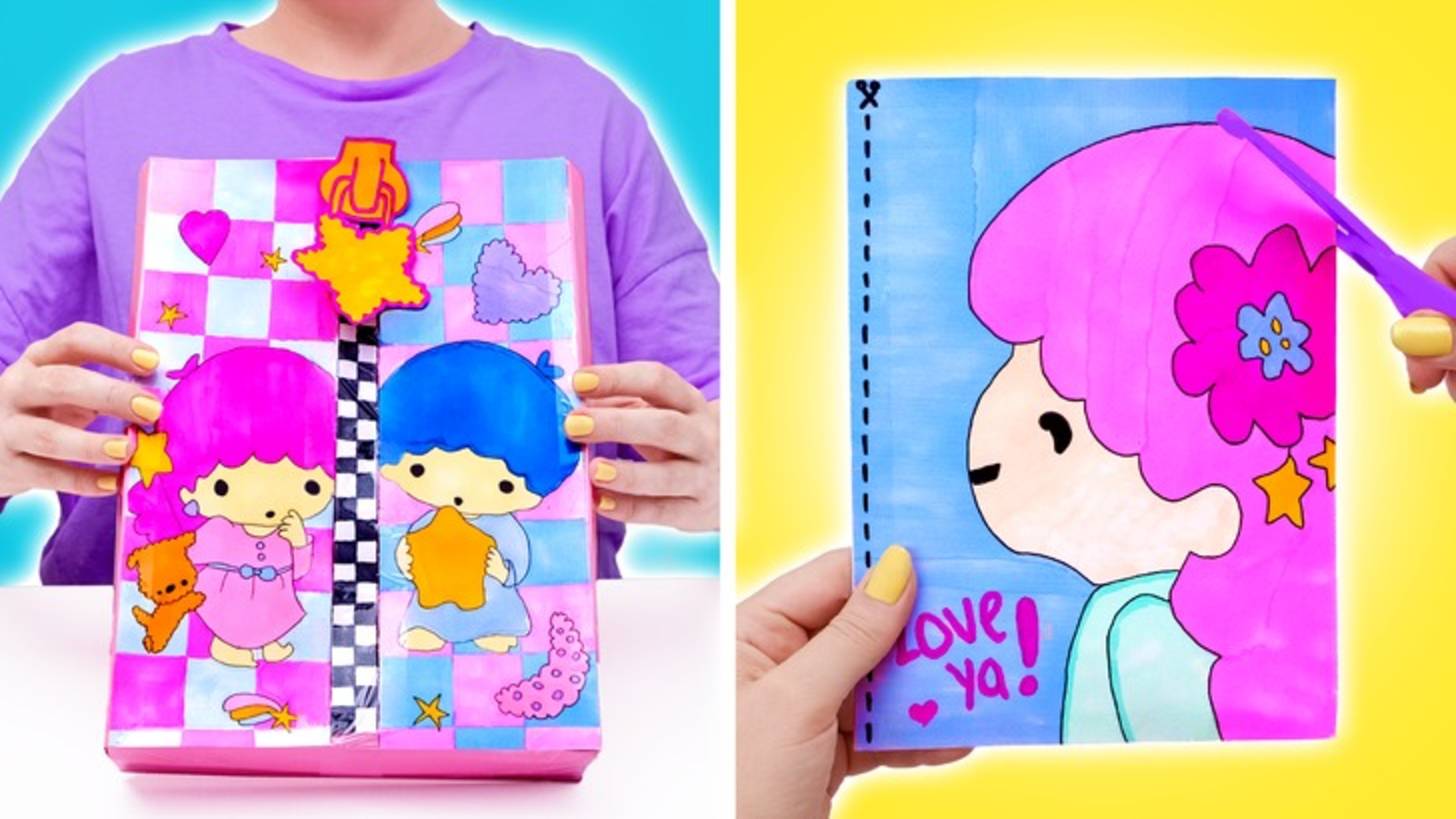 Распаковка со звездами ll Загадочные боксы с кавайными школьными принадлежностями