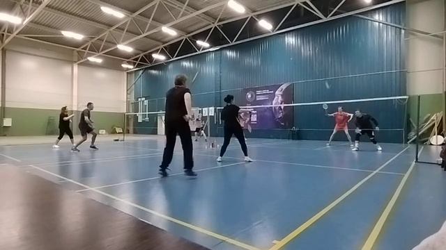 Турнир по бадминтону. 27.12.2024 г. 3 игра, 1 и 2 партия
