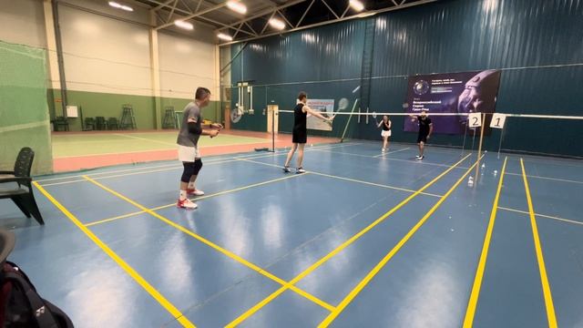 Турнир по бадминтону, 20.09.2024 г. 4 игра, 2 партия