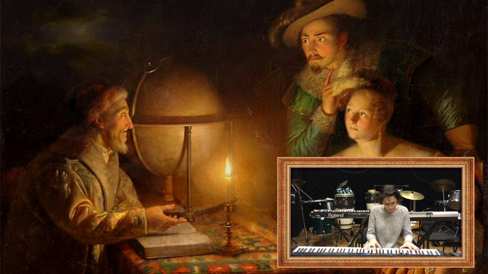 Ф. Шопен "Прелюдия до минор" - художник П. ван Шендель - синтезатор С. Мирошниченко, Арт-Резонанс