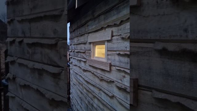 Установка окон в бане. Часть 2.